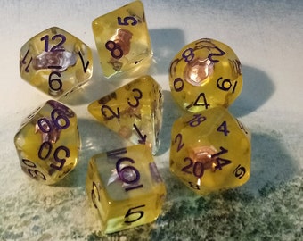 See Through Dice Set - Etsy
