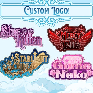 Custom Vtuber Pngtuber Logo! Twitch, Youtube, Discord | Streaming Bit ...