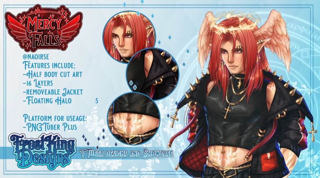 Custom Pngtuber Stream Ready - Twitch Asset Stream - Pink Purple Plug ...