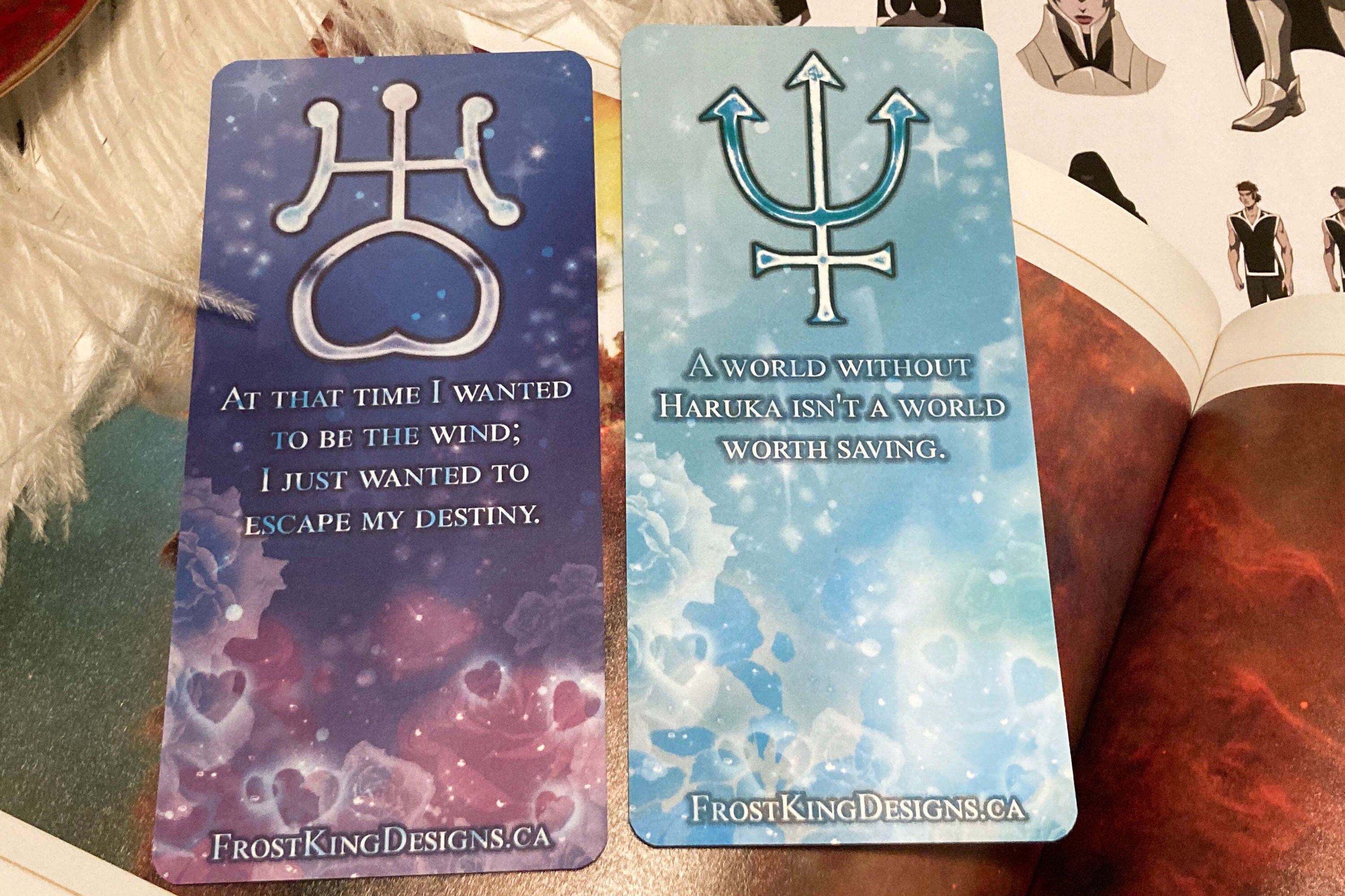 Sailormoon Uranus and Neptune Bookmarks Prismatic - Etsy Canada