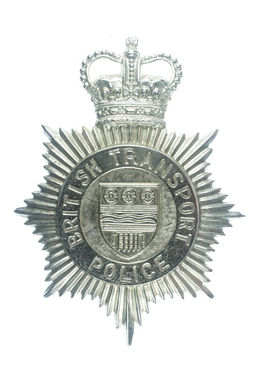 British Police Badge: British Transport Police Helmet Plate | Etsy