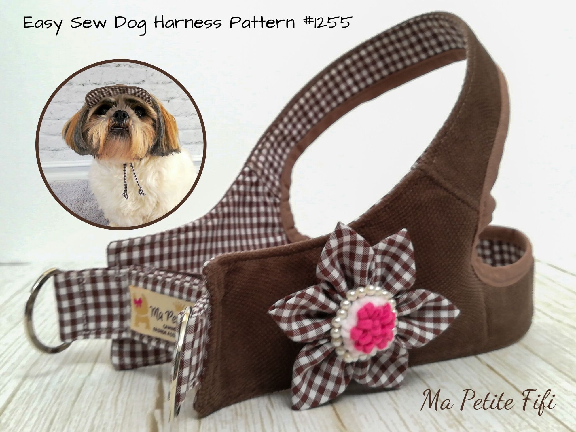 Dog Harness Sewing Pattern Pdf Sewing Patterns SMALL Dog - Etsy UK