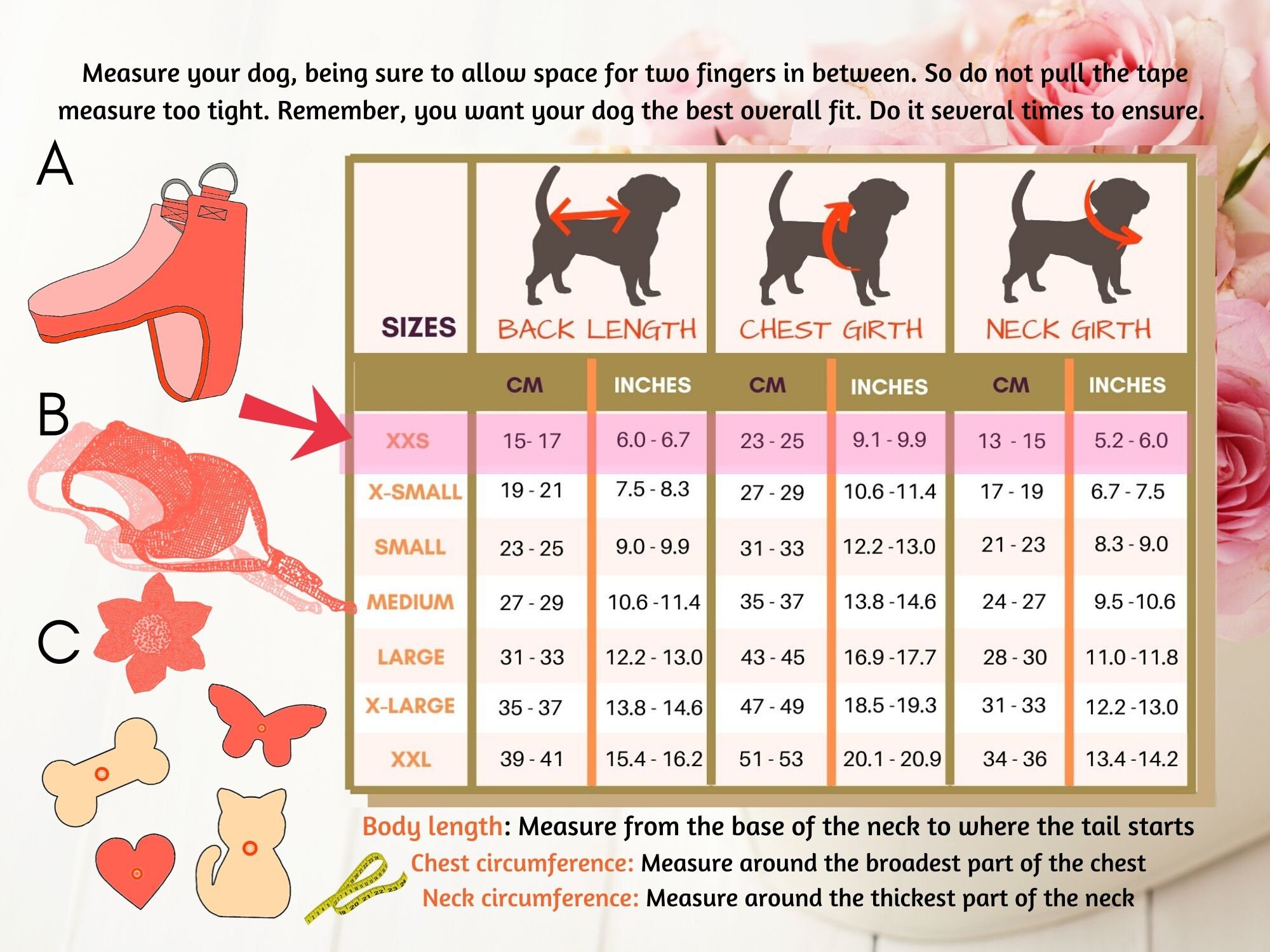 Step-in Dog Harness Pattern Pdf Sewing Patterns XXS Dog - Etsy Canada