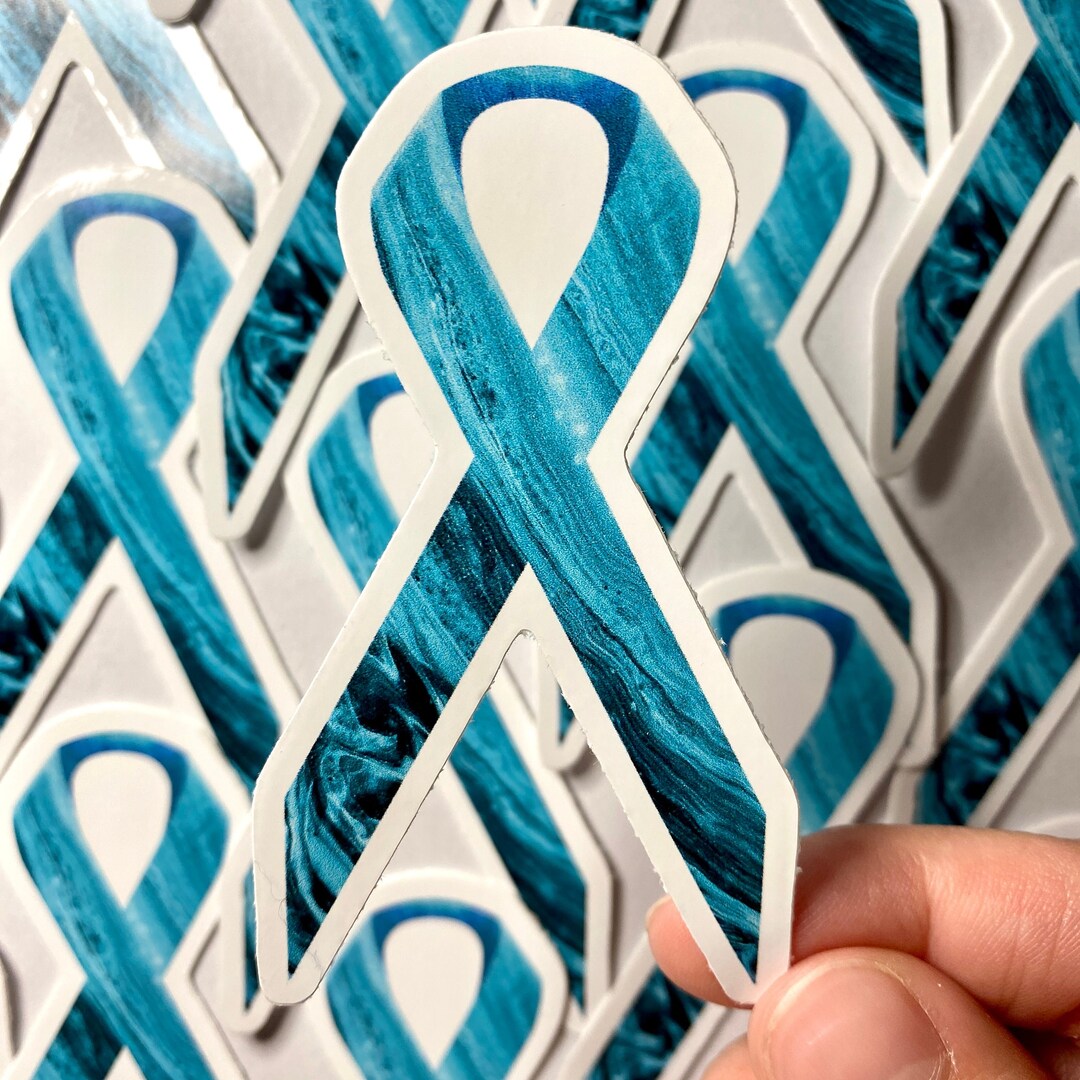 Sexual Assault Awareness Ribbon, Teal Ribbon Awareness, Support ...