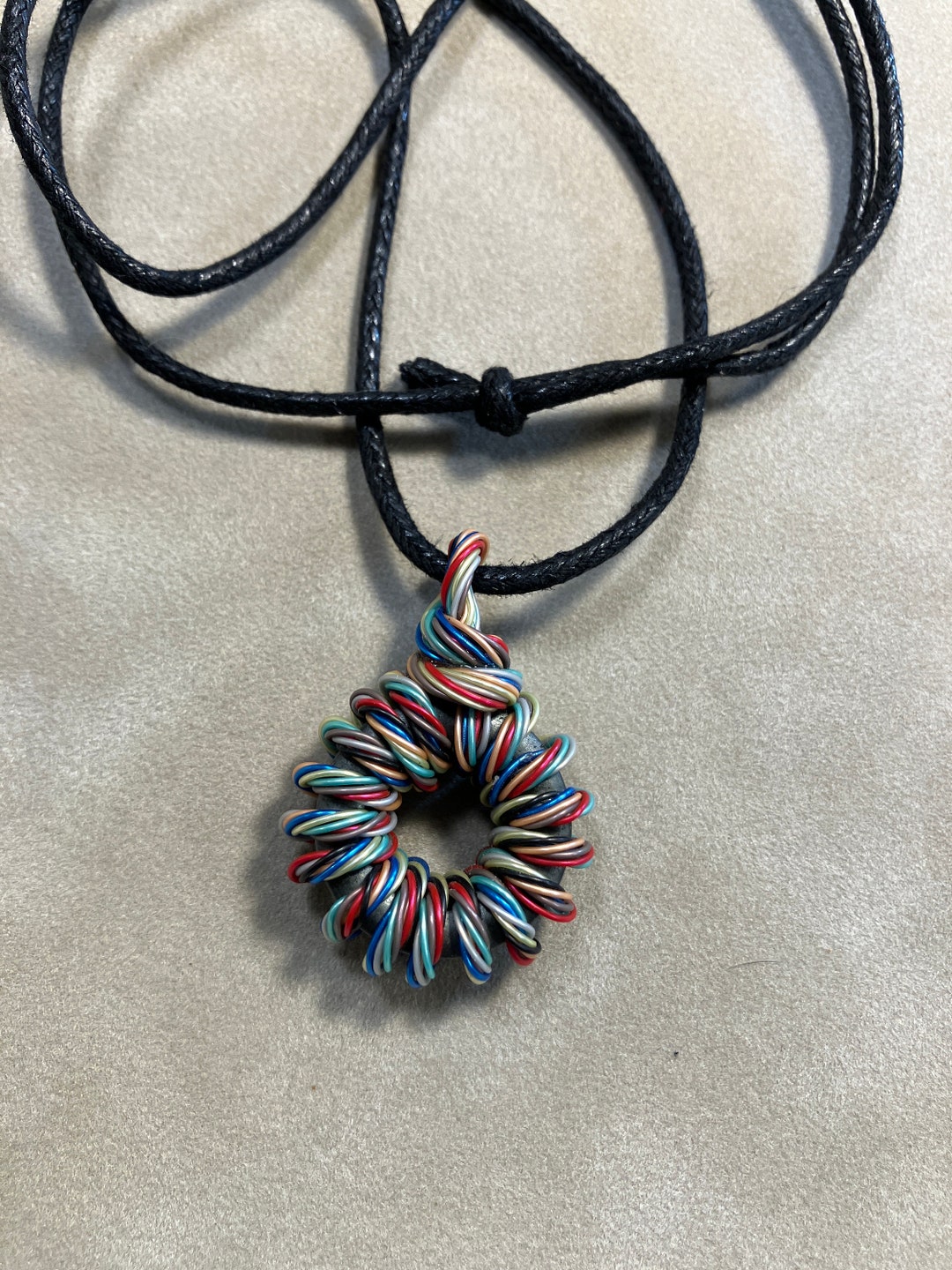 Toroid Coil Pendant - Engineer Necklace - Techie Jewelry - Engineer ...