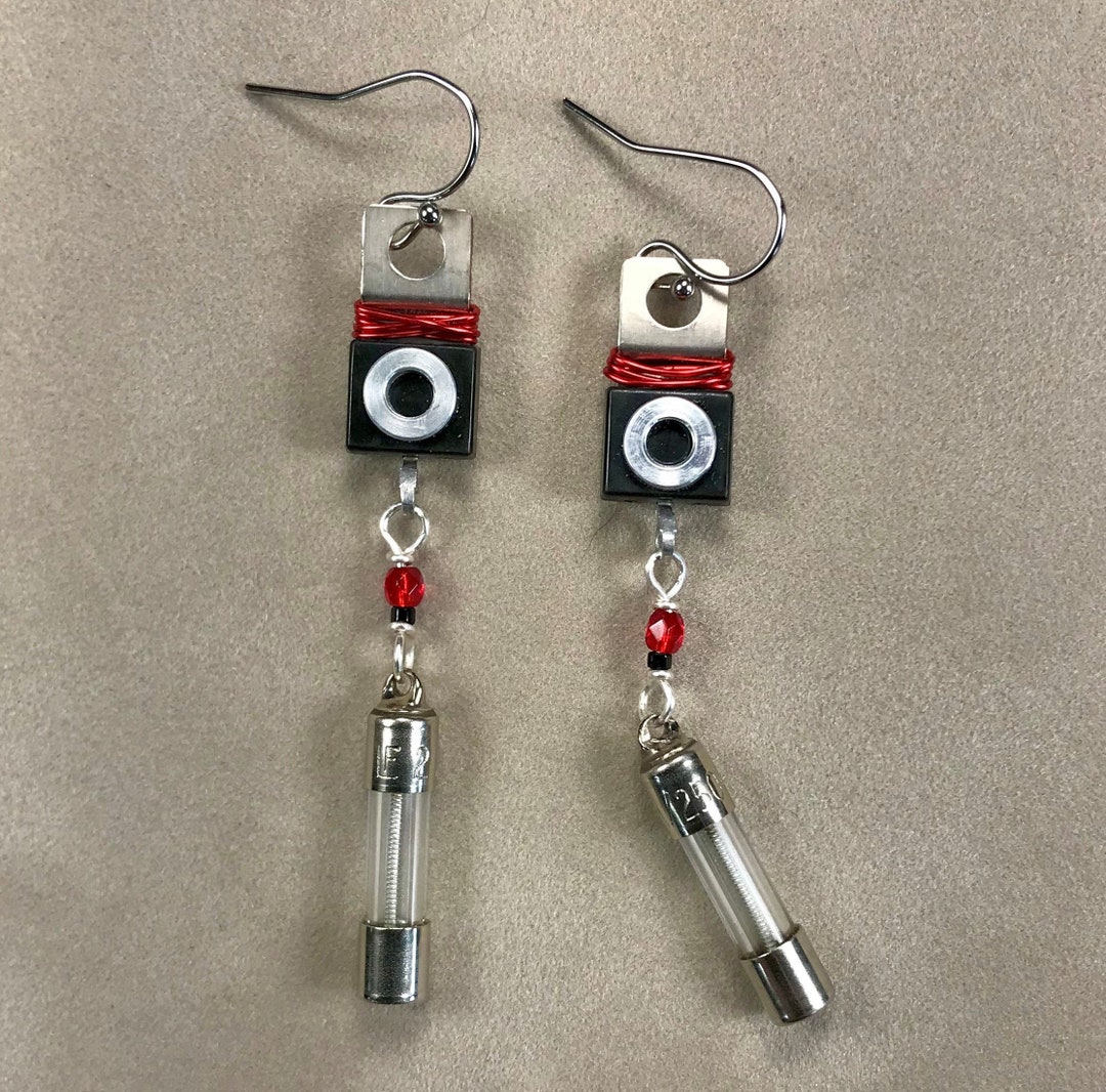 Transistor Earrings Techie Jewelry Fuse Earrings Geek Chic Engineer ...