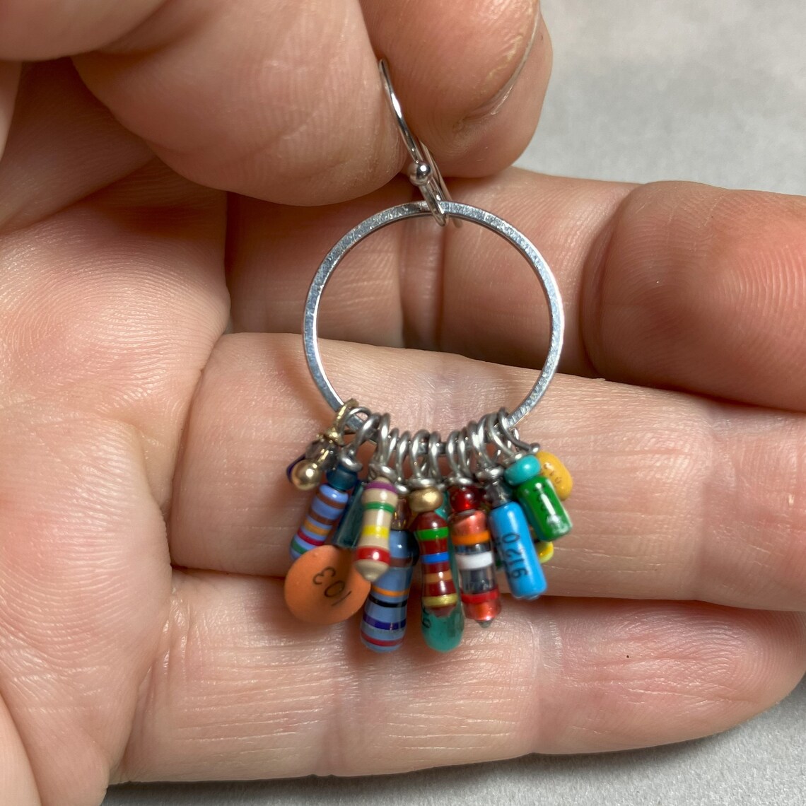 Resistor Earrings Geek Chic Earrings Sterling Dangle Earrings Techie ...