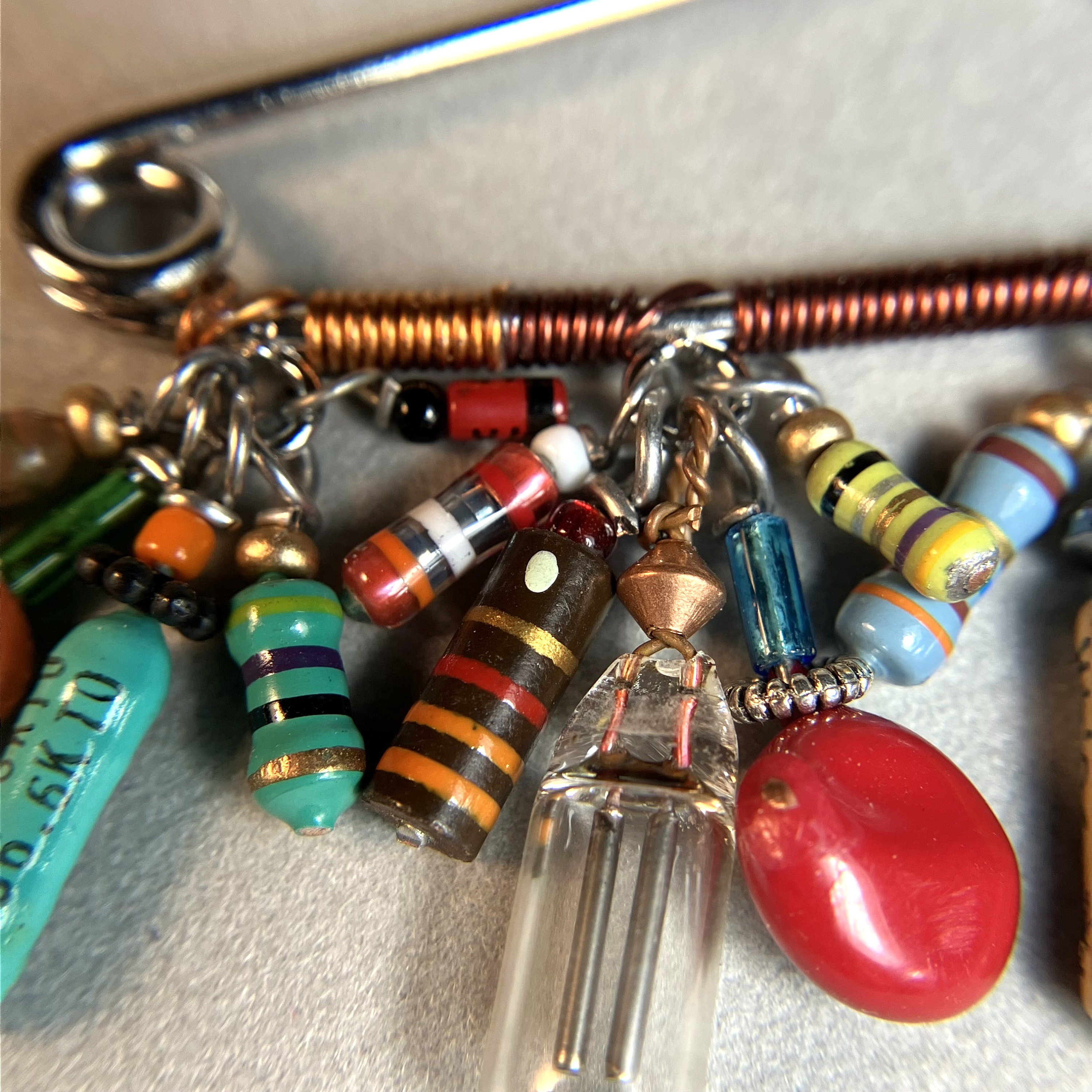 Festive Electronic Pin Geek Chic Pin Techie Jewelry Engineer Gift ...