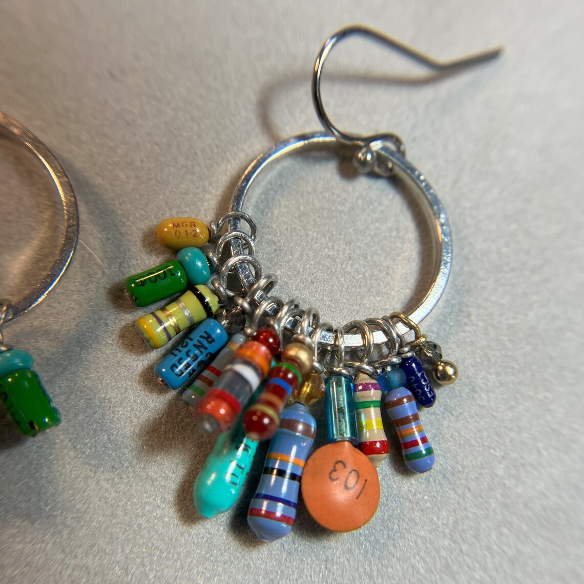 Resistor Earrings Geek Chic Earrings Sterling Dangle Earrings Techie ...