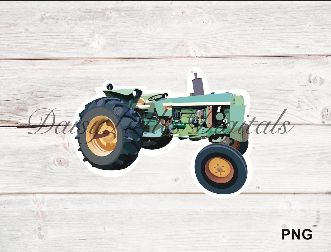 Tractor PNG File Sticker File Digital File Tractor File - Etsy