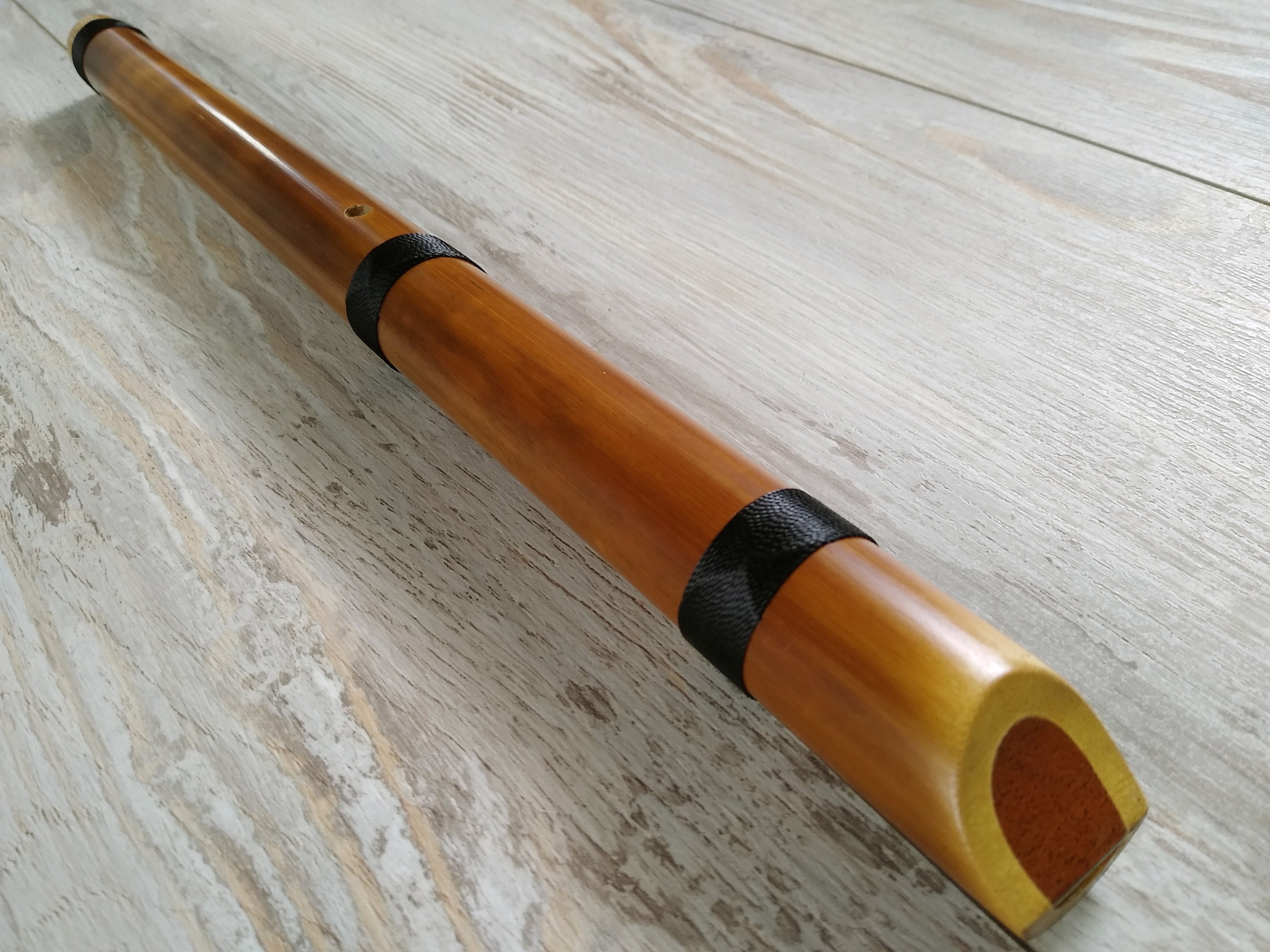 Bamboo Flute With Case Pincullo Key in G - Etsy