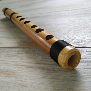 Bamboo Flute PinKullo Key in C with case | Etsy
