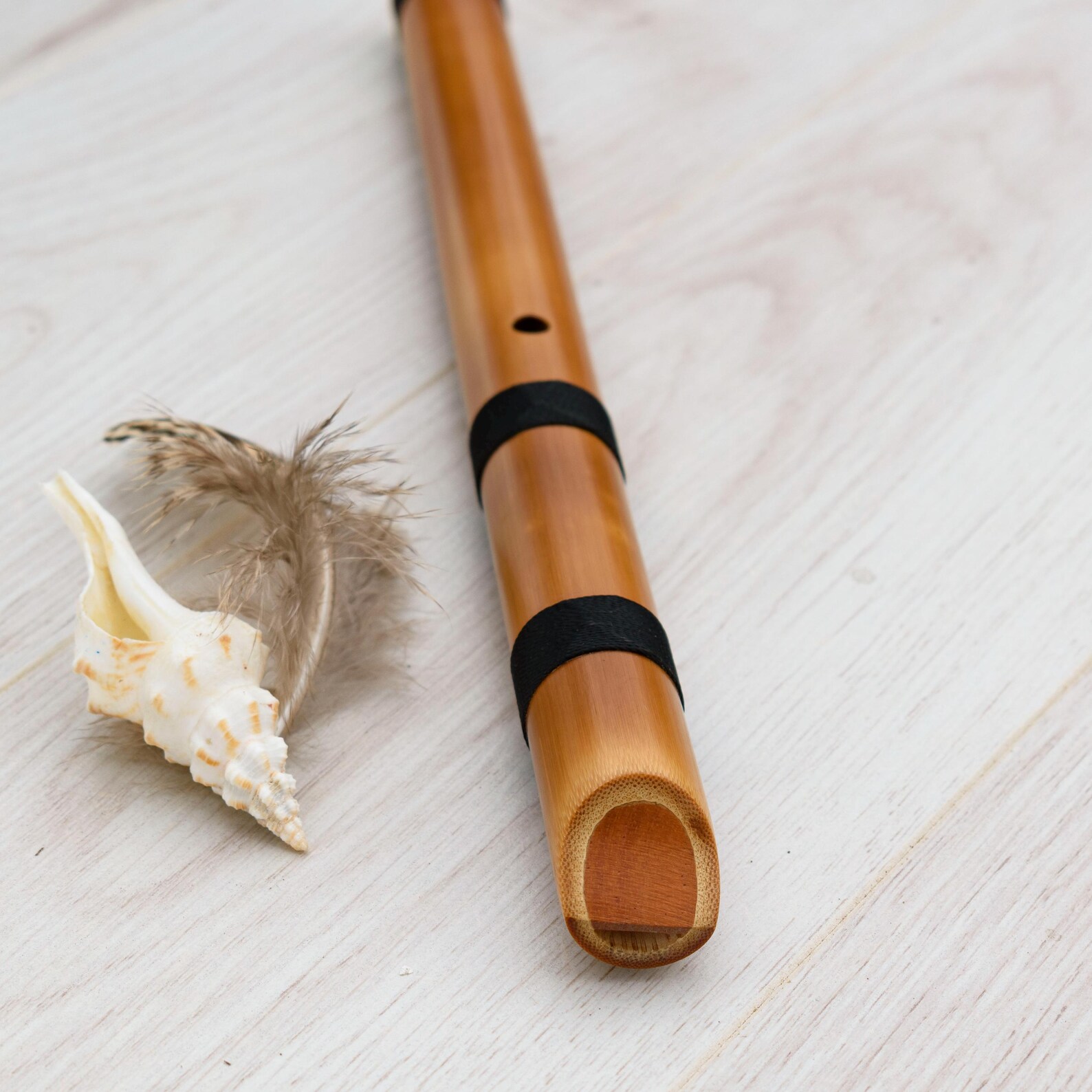 Traditional Bamboo Flute With Case ~ Pincullo Key in G - Etsy
