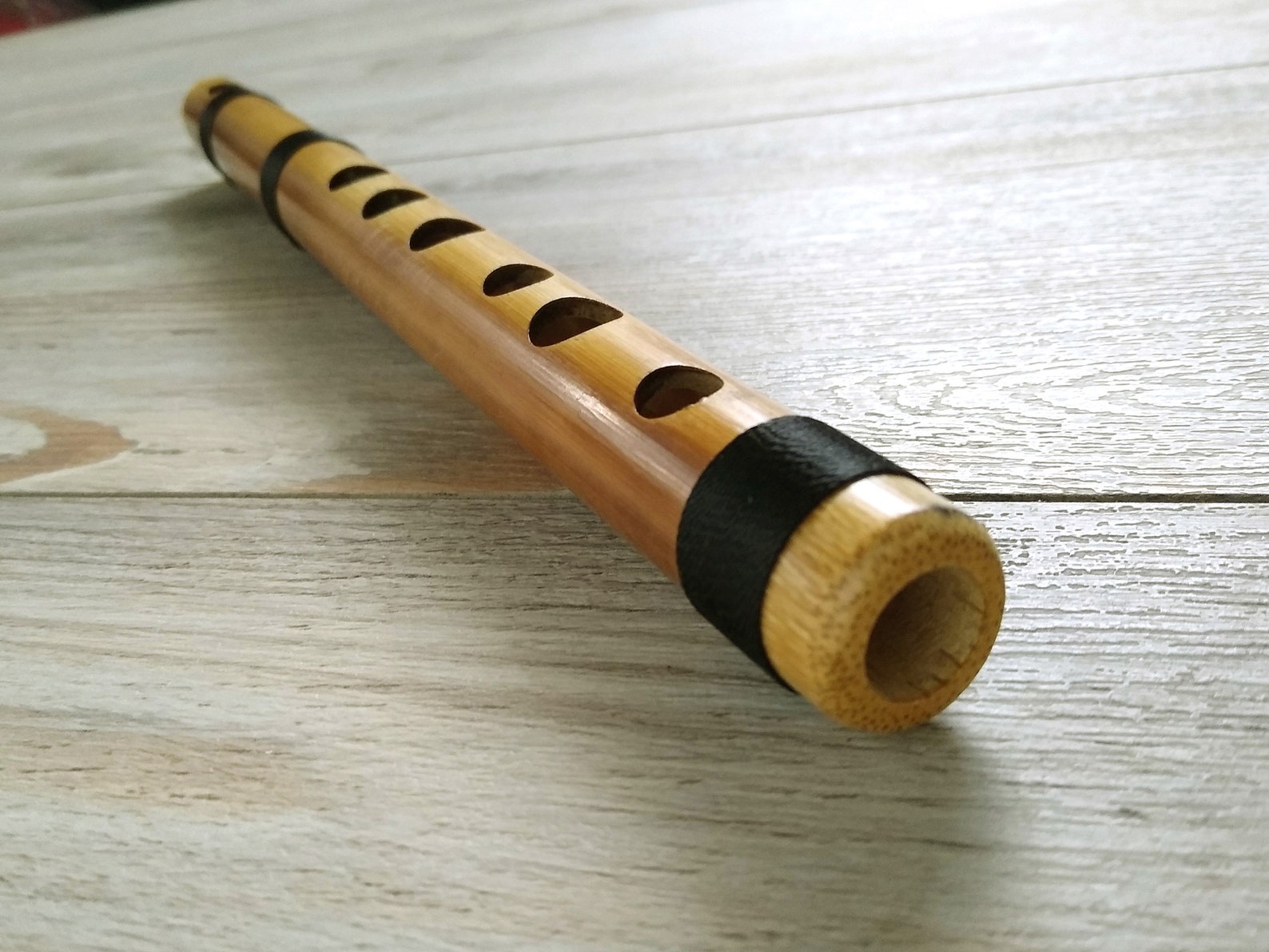 Bamboo Flute Pinkullo Key in C With Case - Etsy