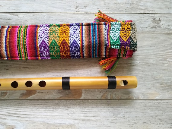 Bamboo Flute Pinkullo Key in C With Case - Etsy
