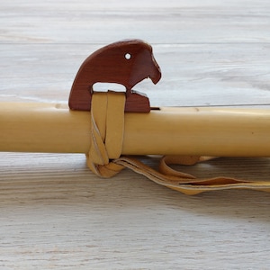 Native American Style Flute of Bamboo With Case Key in A - Etsy