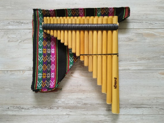 Flute Zampoña Chromatic PanPipe | Etsy