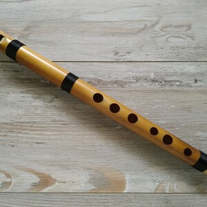 Bamboo Flute PinKullo Key in C with case | Etsy