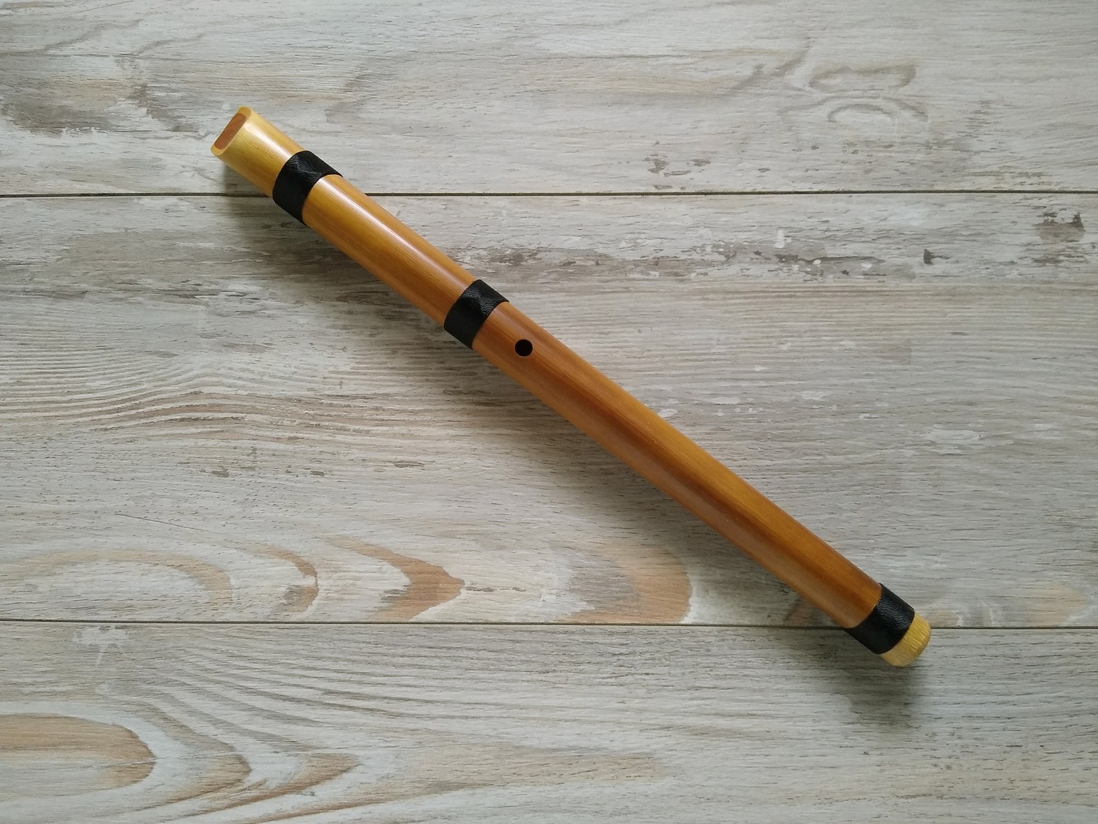 Bamboo Flute PinKullo Key in C with case | Etsy