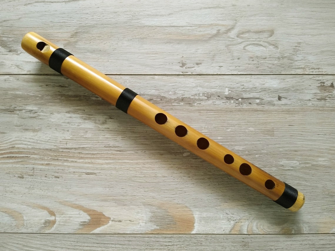 Bamboo Flute Pinkullo Key in C With Case - Etsy
