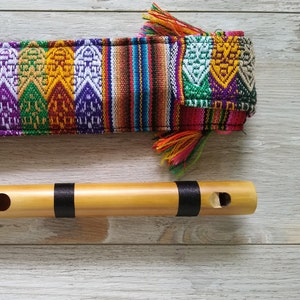 Bamboo Flute PinKullo Key in C with case | Etsy