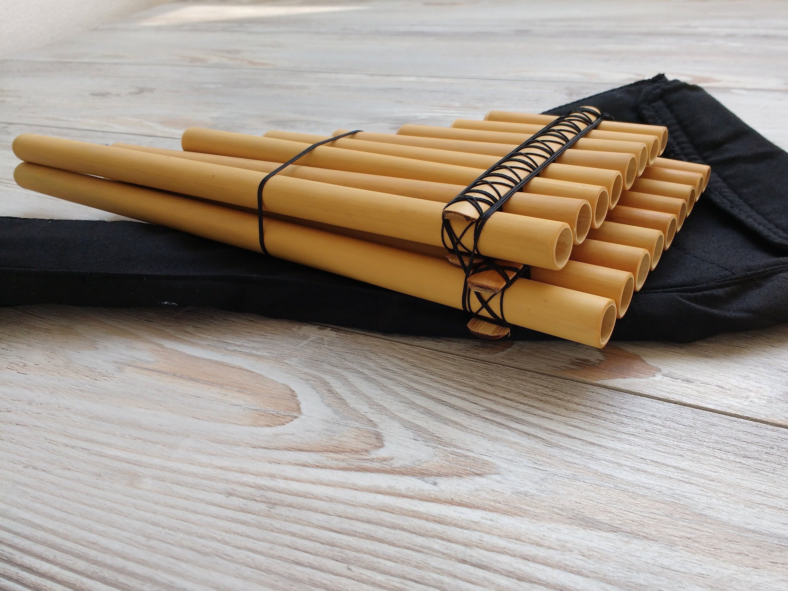 Zampoña Flute Professional Malta of 17 Pipes | Etsy