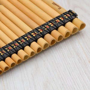 Pan Flute Antara 13 Pipes Key in A - Etsy