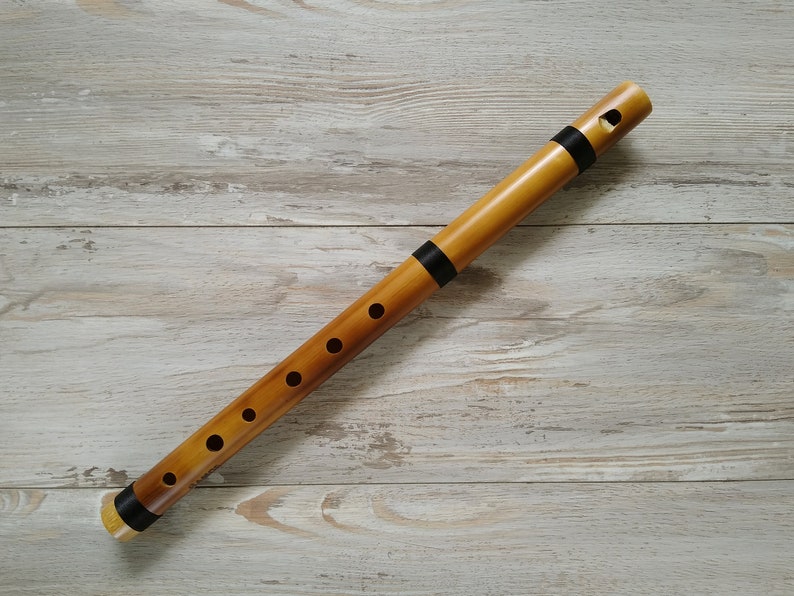 Bamboo Flute with case Pincullo Key in G | Etsy