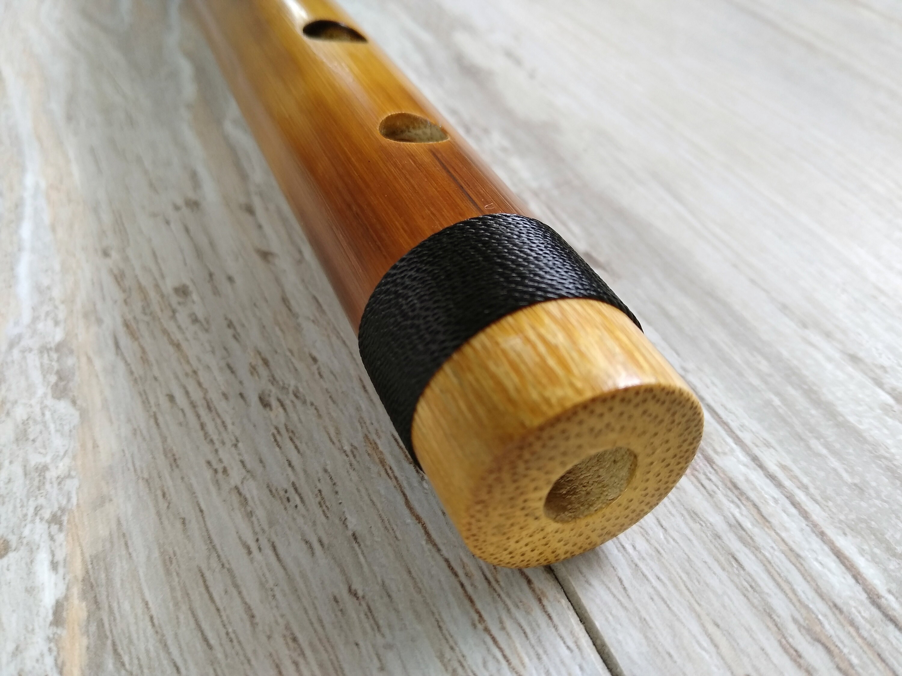 Bamboo Flute With Case Pincullo Key in G - Etsy