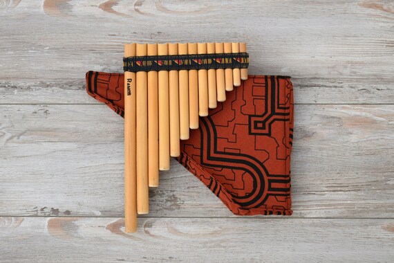 Pan Flute Antara 13 Pipes Key in A | Etsy