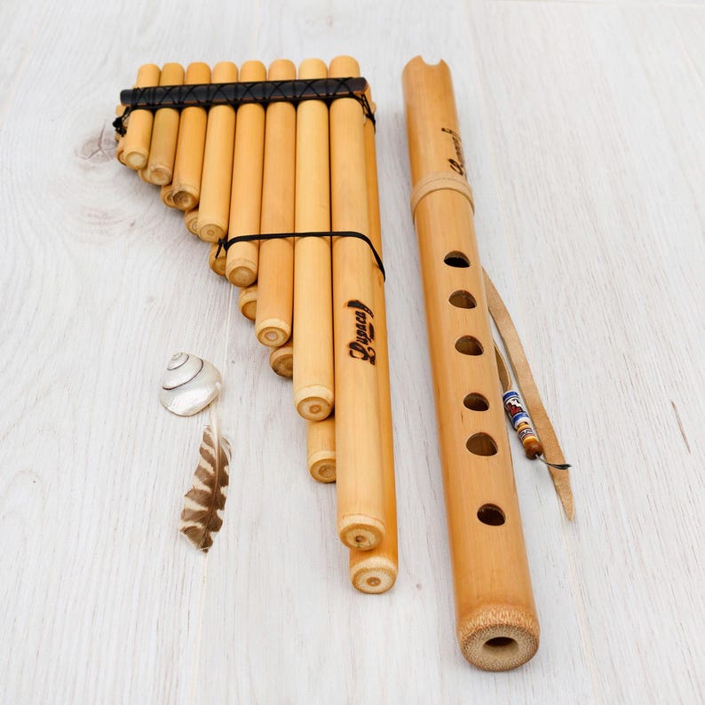 Kit of Andean Flutes ~ Quena & Zampoña Malta ~ Professional Flutes - Etsy