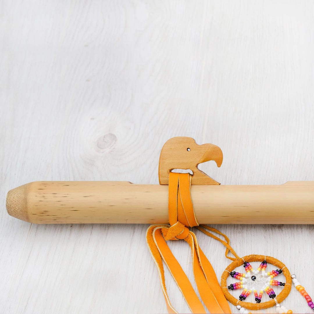 Native American Style Flute of Bamboo With Case ~ Key in A ~ Eagle - Etsy