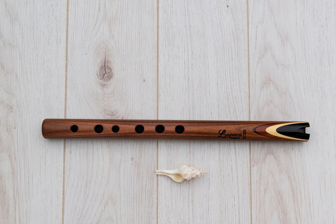 Quena Flute Professional With Case Jacaranda Wood & Ebony - Etsy
