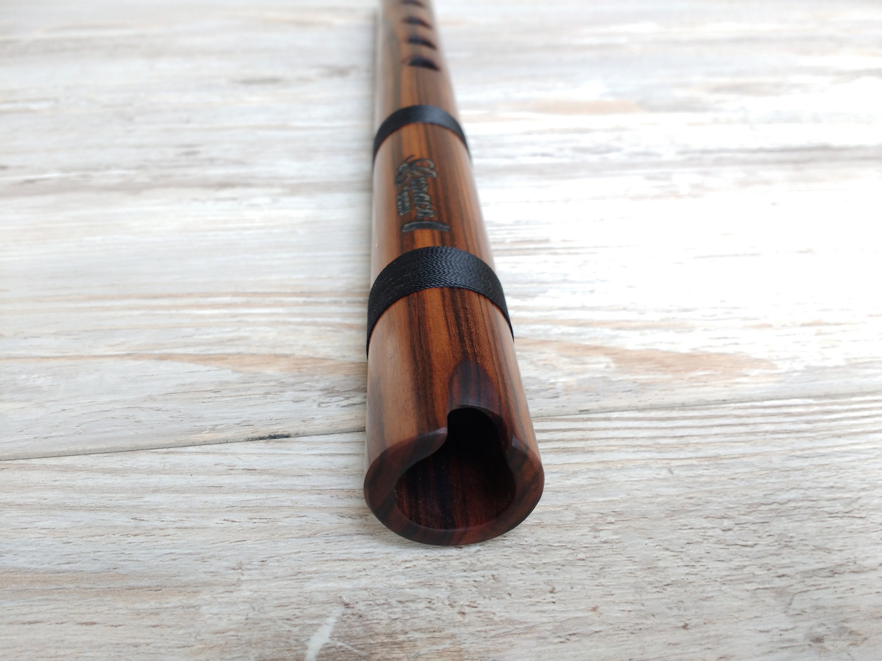 Quena Flute Professional Jacaranda Wood in Key G With Case - Etsy