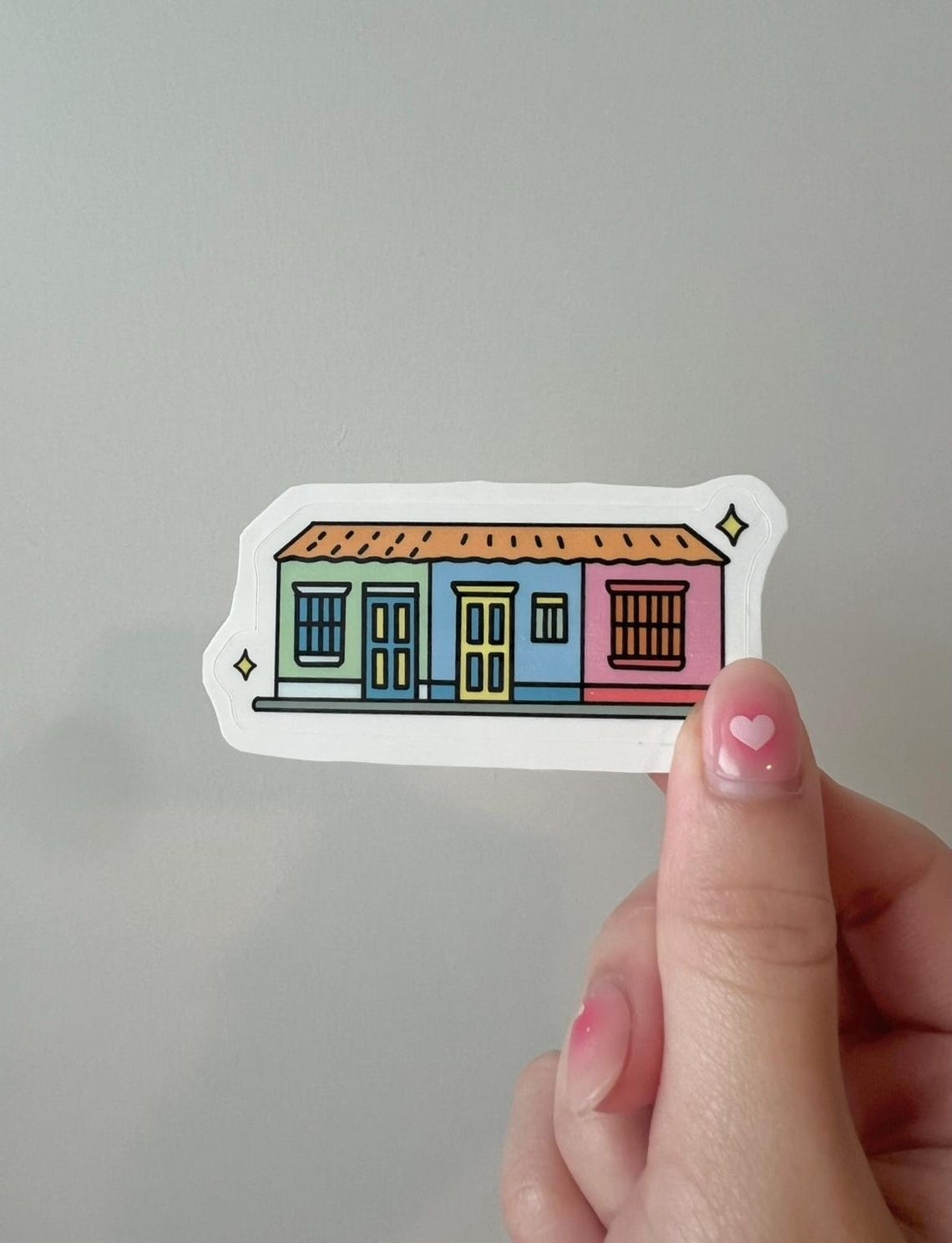 Maracaibo Colonial Houses El Saladillo Sticker – Colorful Venezuela ...