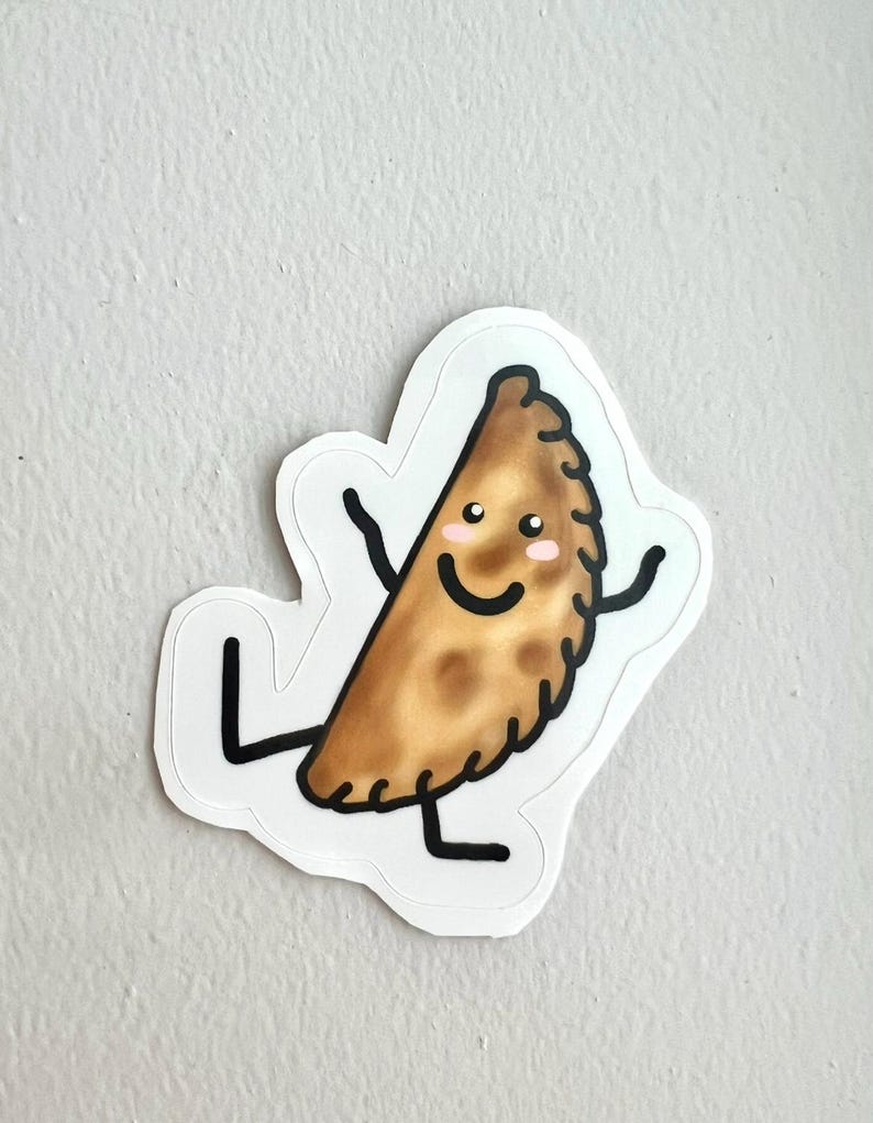 Funny Empanada Sticker – Kawaii Meme Food Sticker | Venezuelan Latinx ...
