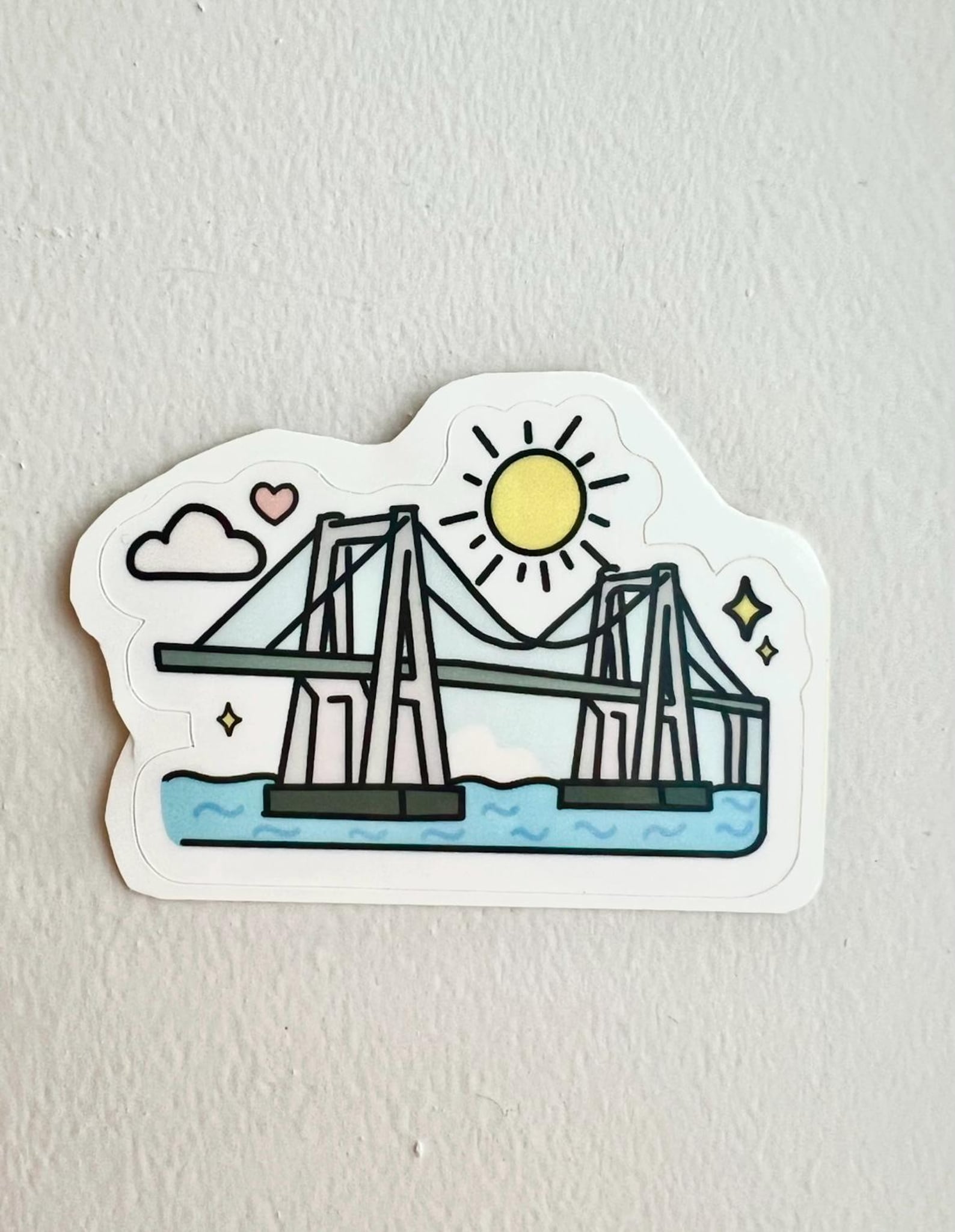 Lake Maracaibo Bridge Sticker – Zulia Venezuela Landmark Vinyl Decal ...