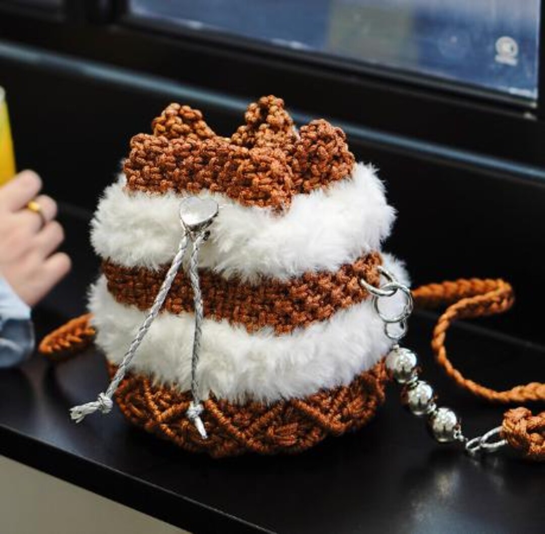 DIY Bag Kit, Boho Macrame Bags Kits, Macrame Kits for Boho Bag, Macrame ...