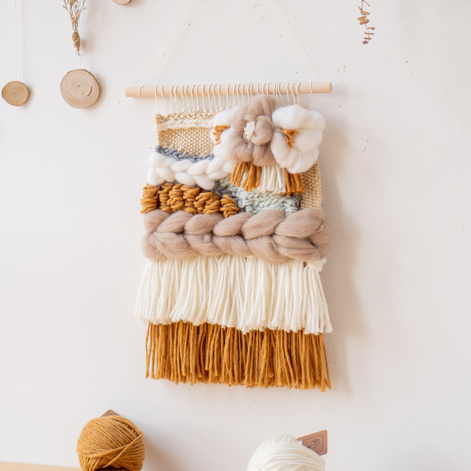 Weaving Loom Kit for Beginners ,weaving Starter Pack,diy Woven Wall ...