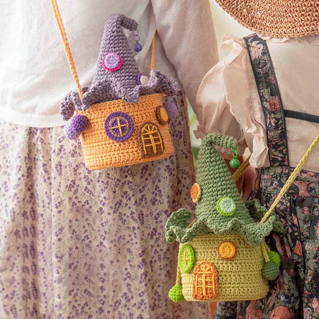 Halloween Magic House Crochet Bag Kit,bag Crochet Beginners Gift Set ...