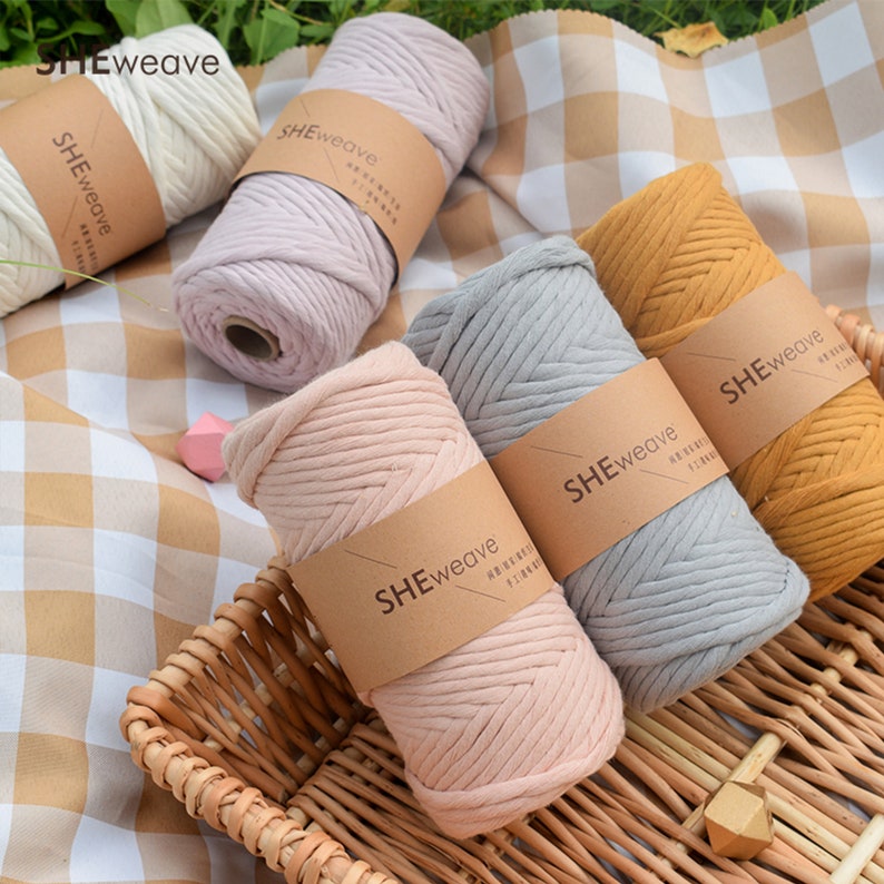 4mm Single Strand Macrame Cord Macrame rope50m54yd | Etsy