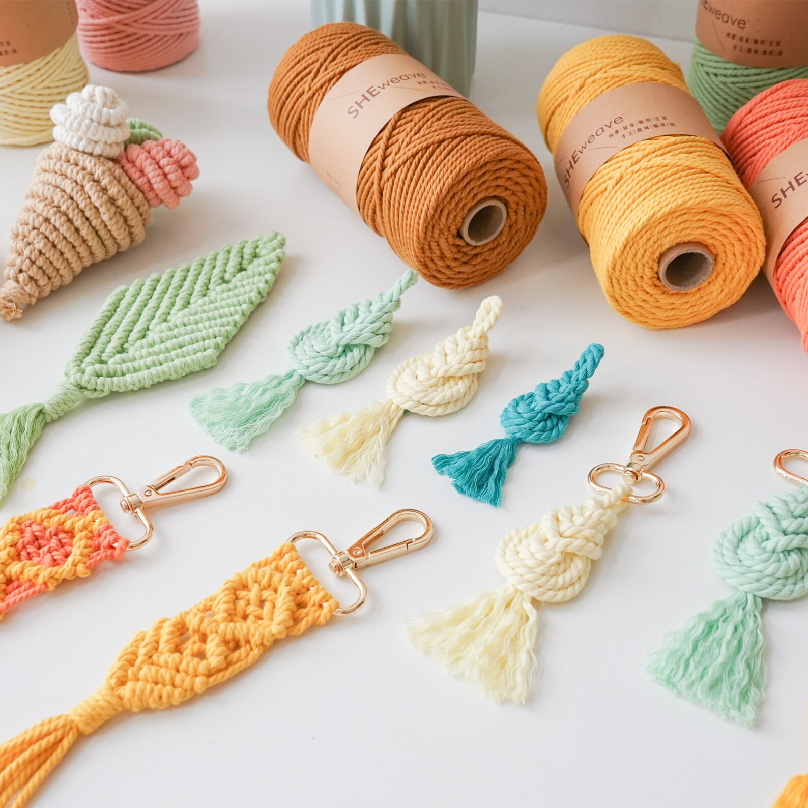 Macrame Cordnatural Cotton Macrame Rope3mm100mabout - Etsy