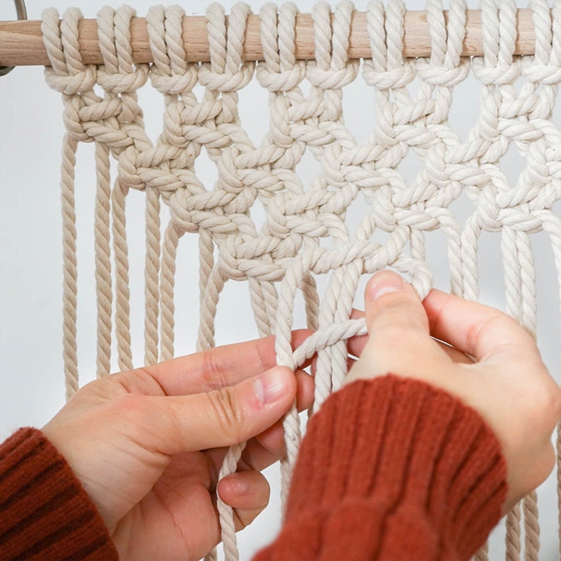 5mm Macrame Cordabout 54yards Natural Cotton Macrame Rope for - Etsy UK