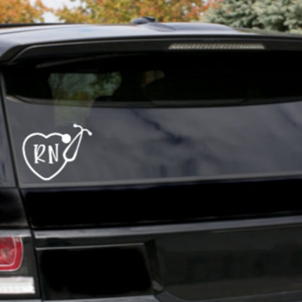 Nurse Car Decal - Etsy