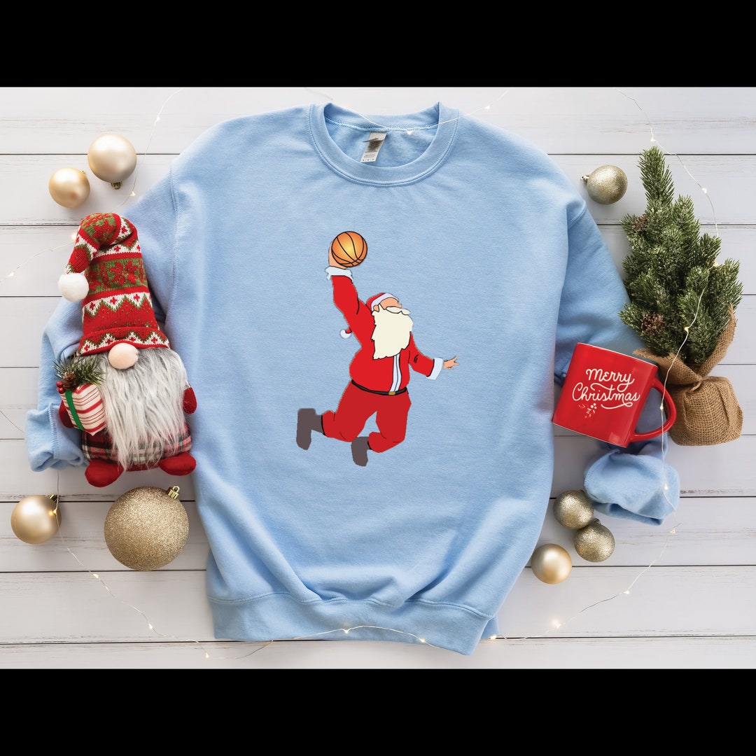 Dunking Santa Claus Holiday Super Soft Sweatshirt - Etsy