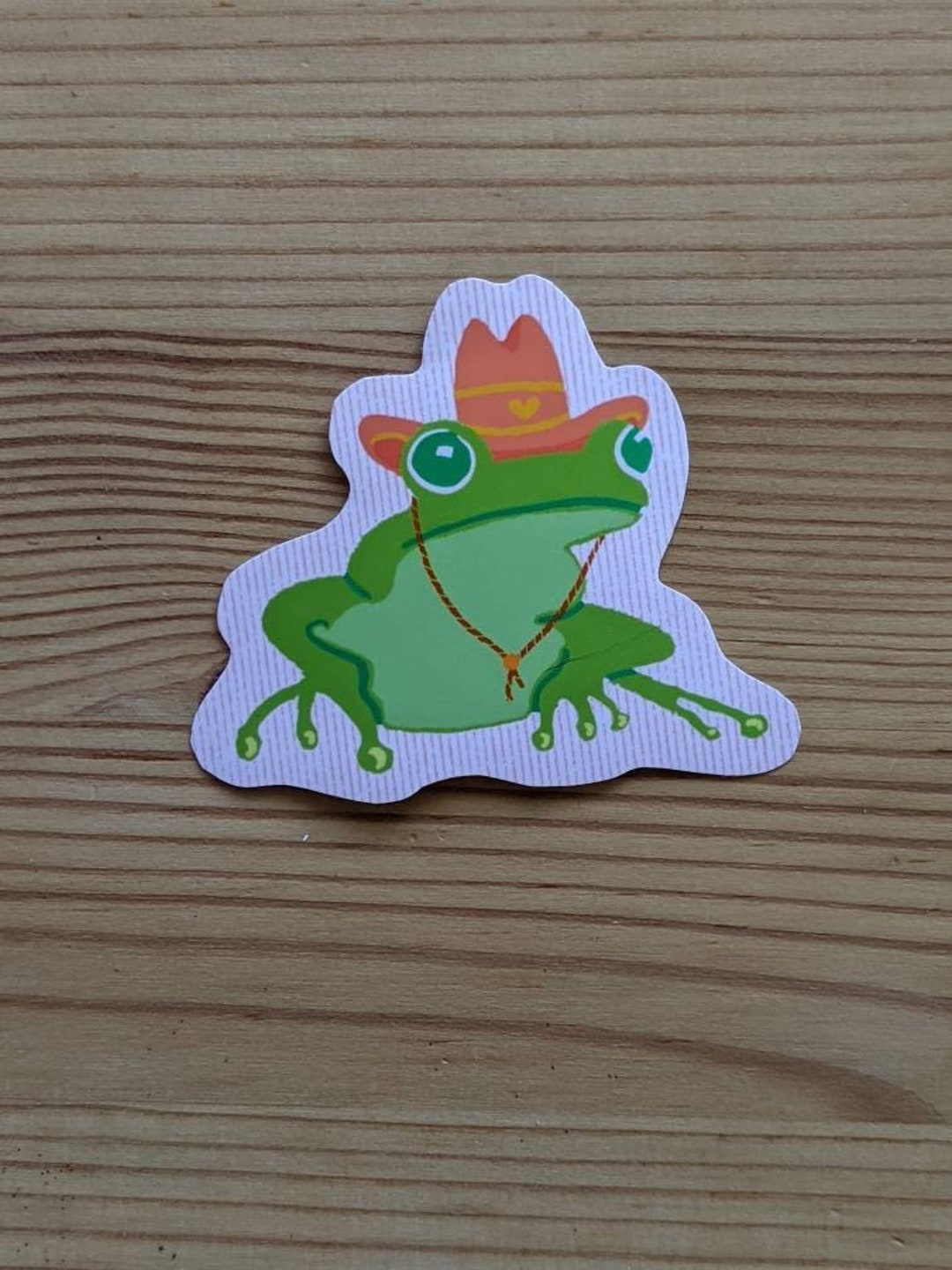 Howdy Frog Sticker - Etsy
