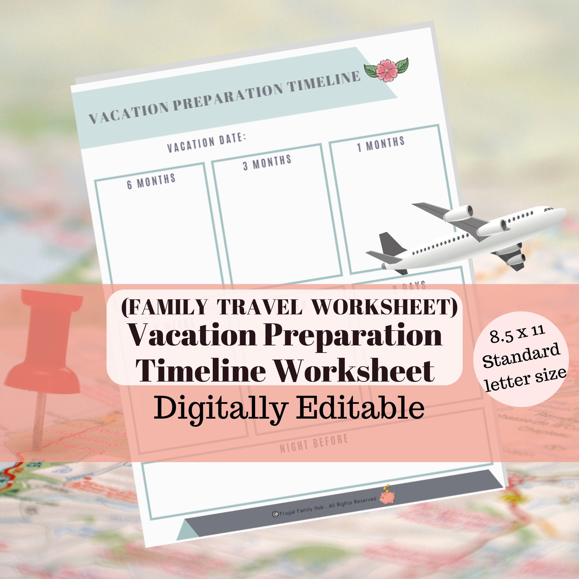 Pre-Trip PlanningTravel planner trip planningvacation - Etsy España