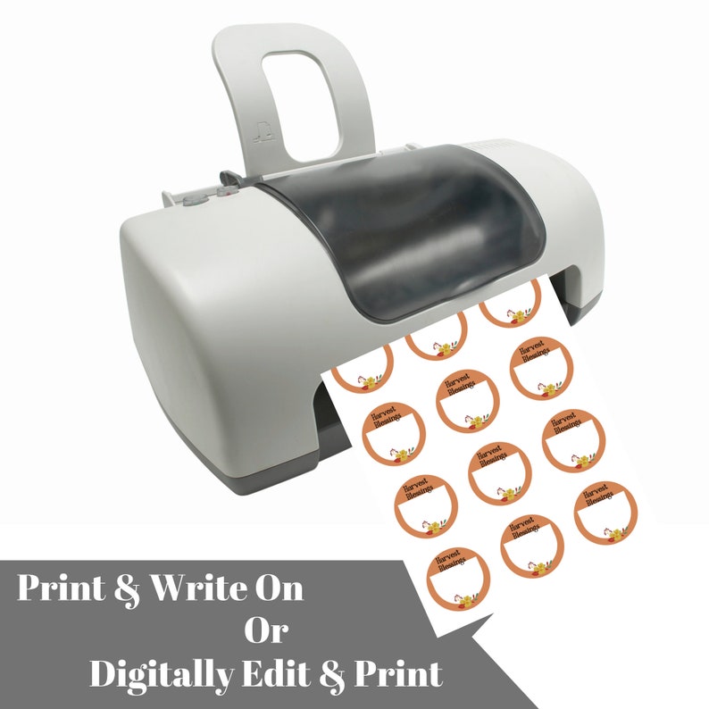 Homemade Food Printable Editable Custom Round Stickers for - Etsy