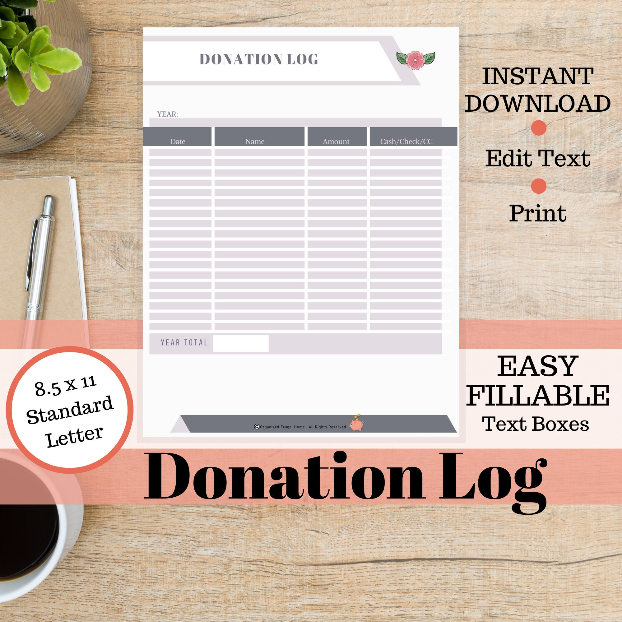 Contribution Log Sheet