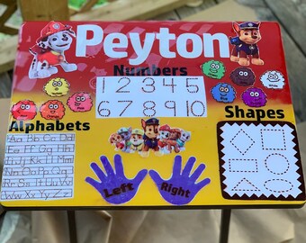 Folding Tray Table Learning Table Custom TV Tray Kids - Etsy